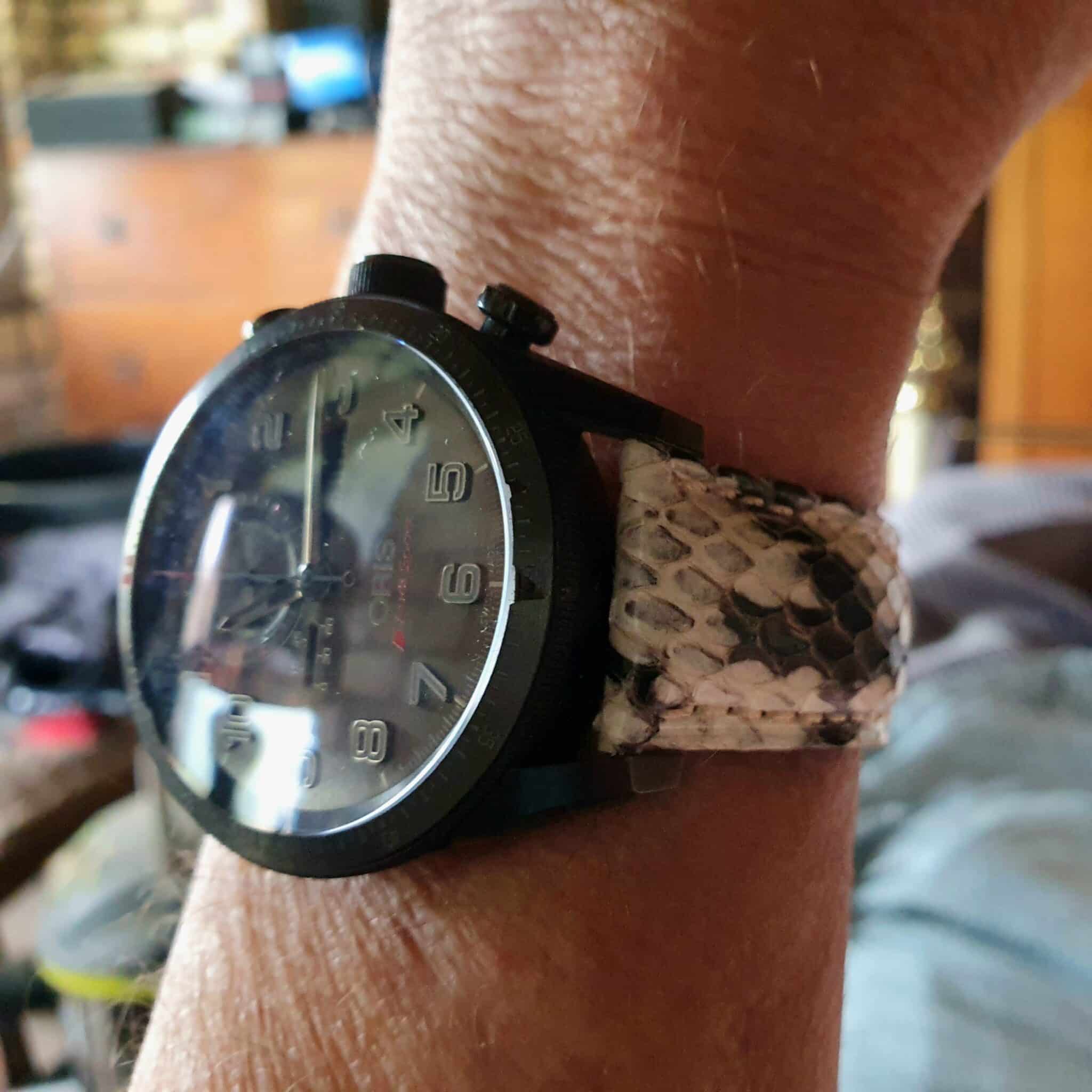 Python / Snake Skin Watch Strap / Optional Quick Release / 20mm 22mm ...