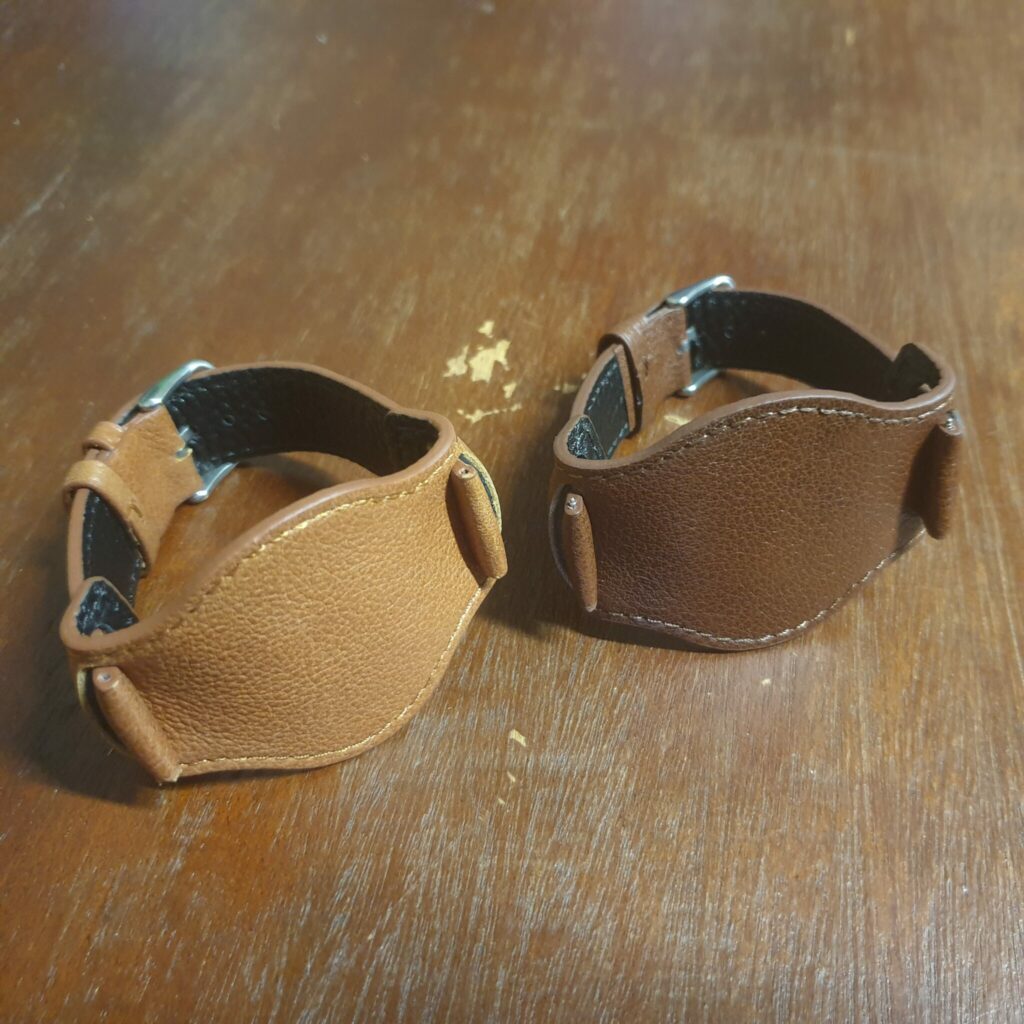 Leather Bund Cuff Strap (non fixed) - Leather Watch Straps Australia ...