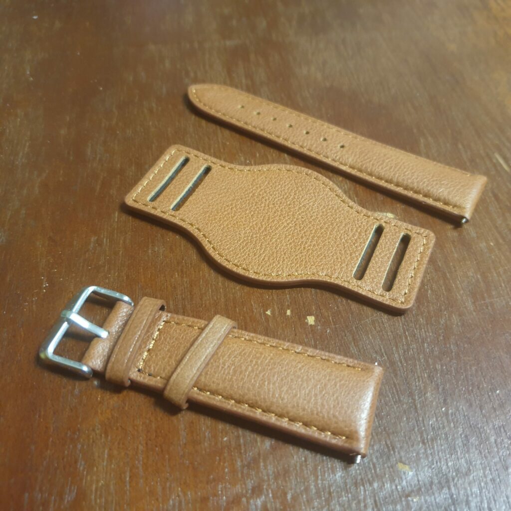 Leather Bund Cuff Strap (non fixed) - Leather Watch Straps Australia ...