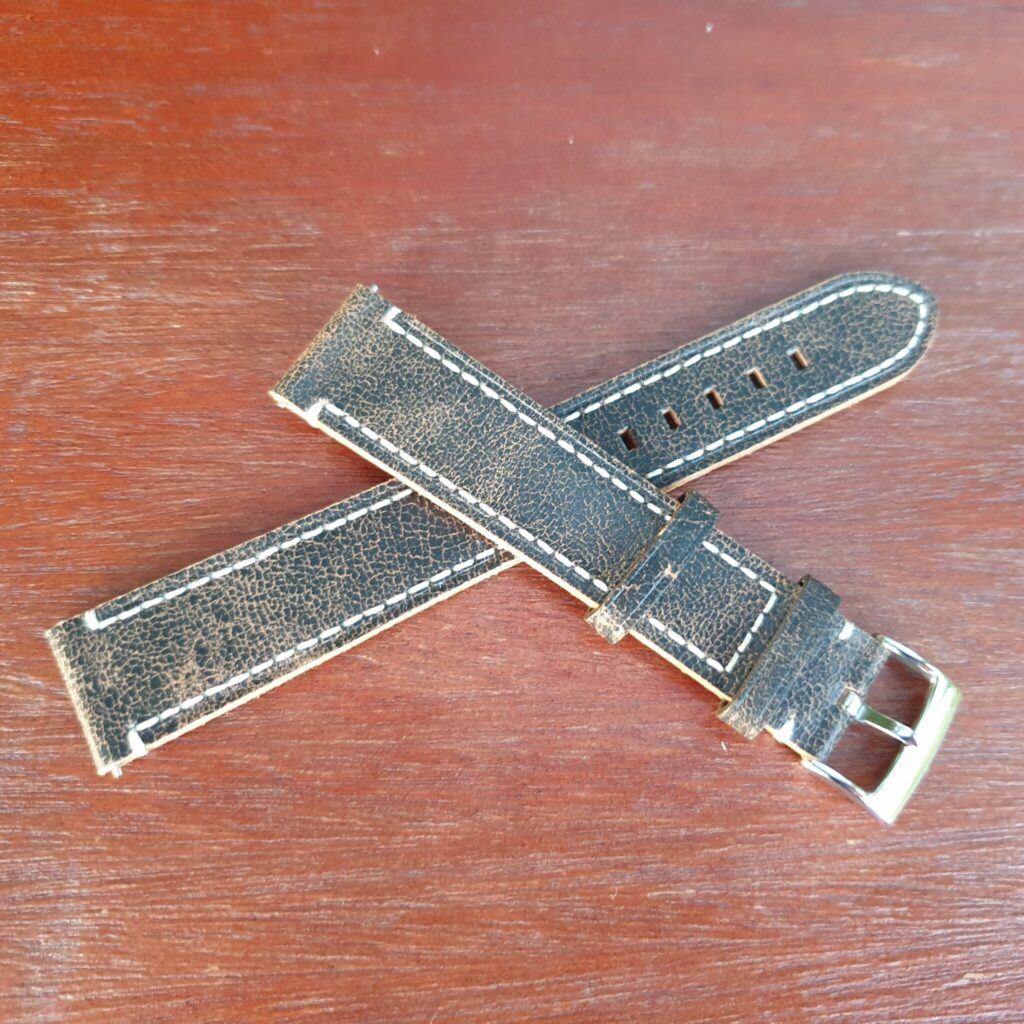 Extra Long Leather Watch Strap / Handmade / Quick Release / 5 Colours ...