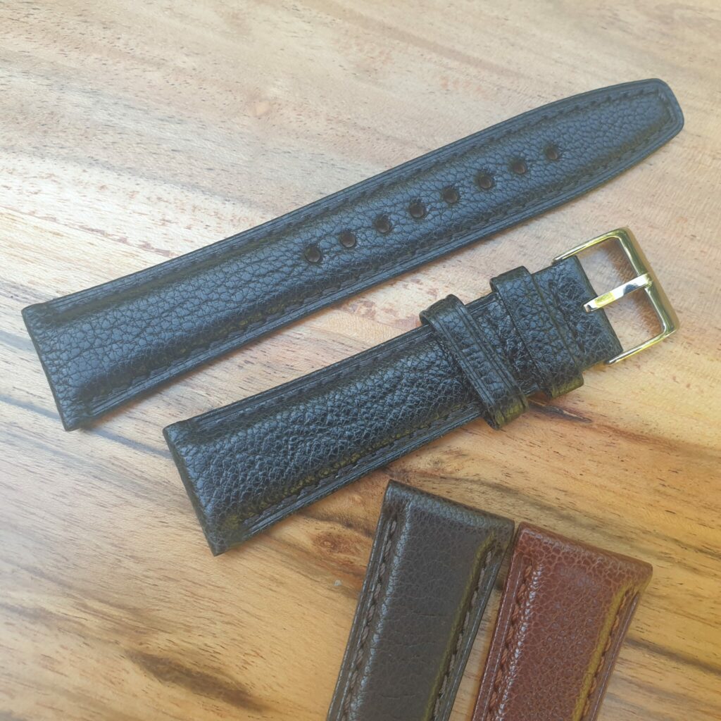 Goat Skin 'Morocco Leather' Watch Strap - LeatherStraps.com.au