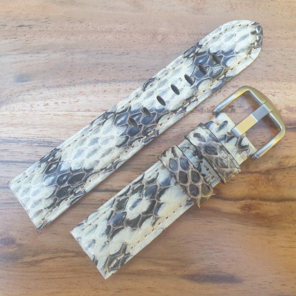 Python Snake Skin Watch Strap - Leather Watch Straps Australia ...