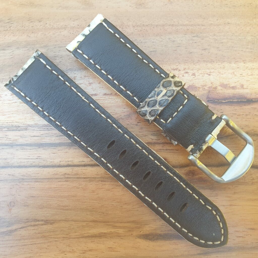 Python / Snake Skin Watch Strap / Optional Quick Release ...