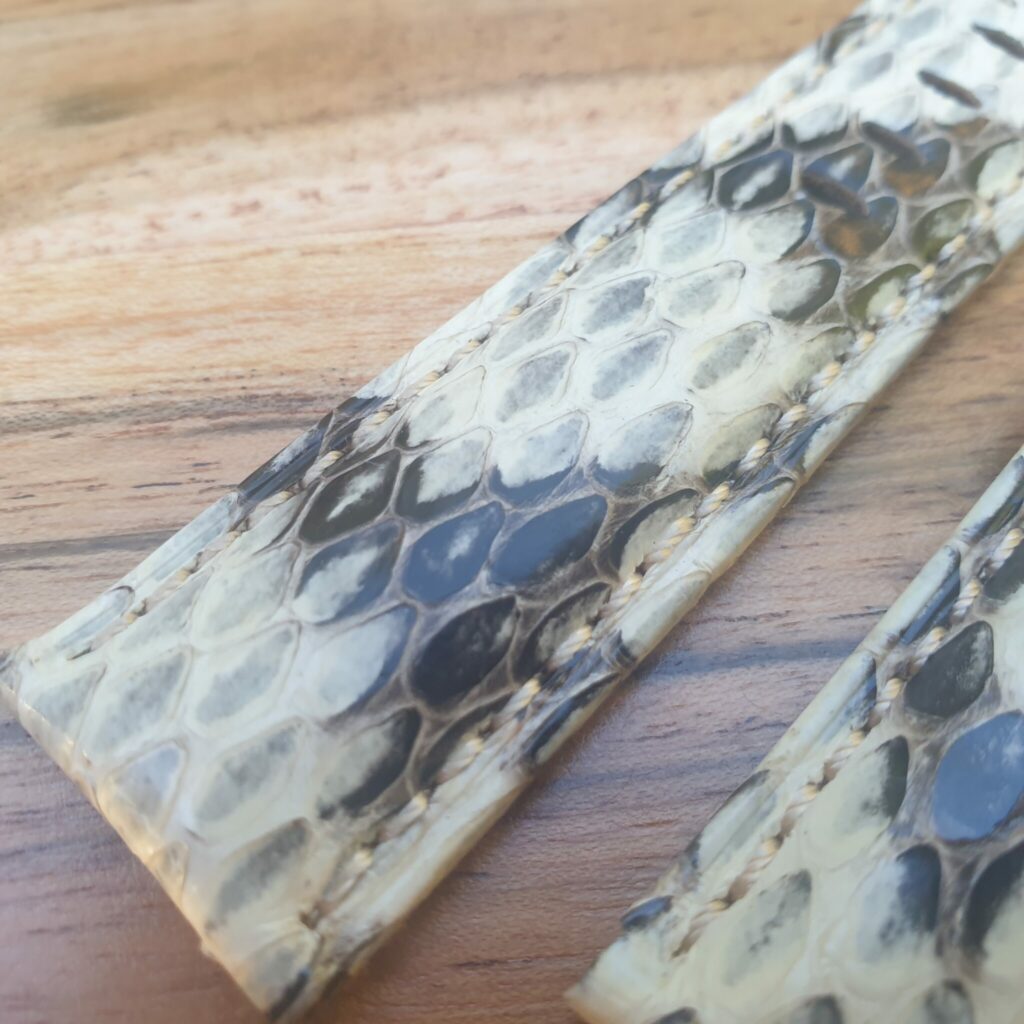 Python / Snake Skin Watch Strap / Optional Quick Release - Leather ...