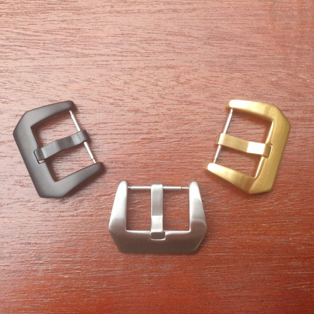 Watch Buckle Large Panerai Style/ 4mm Prong/ Silver Black Gold / 16mm ...